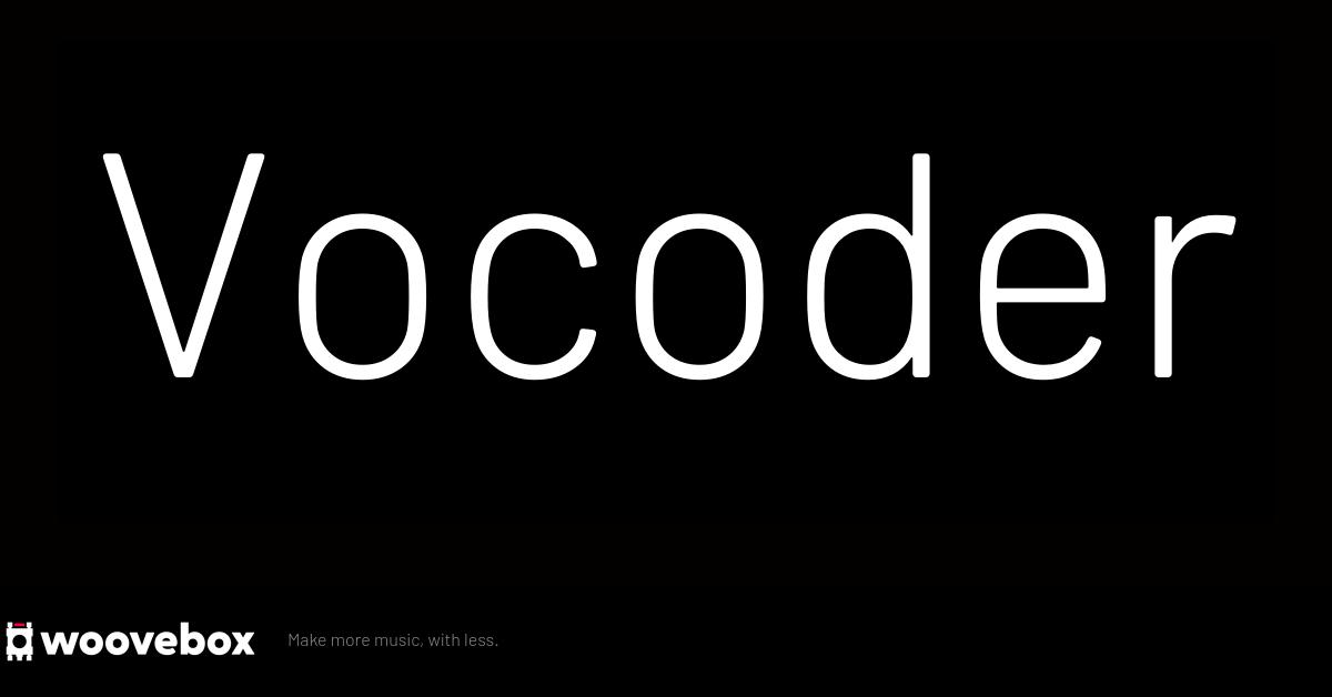 Woovebox: Sampler & vocoder: Vocoder